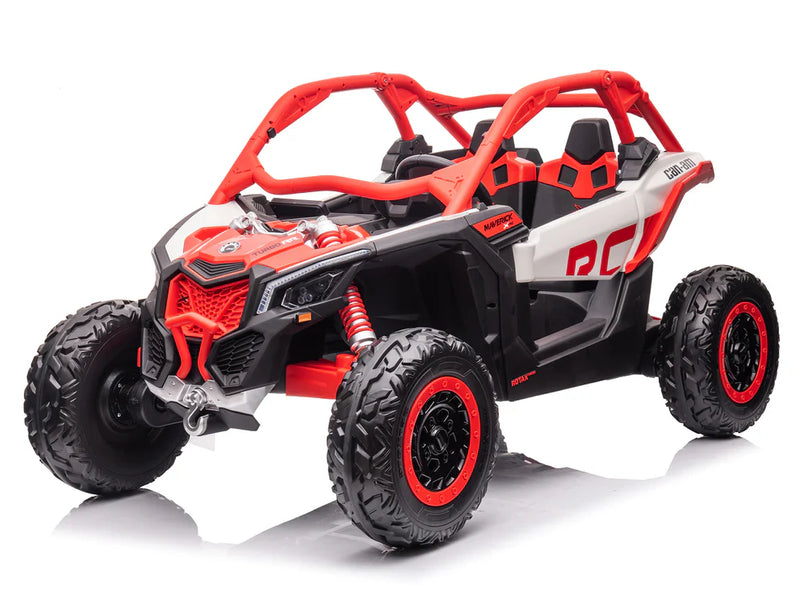 24 V Can-Am Maverick 2 motors Kids Powered Ride On Buggy 2 Leather Sea ...